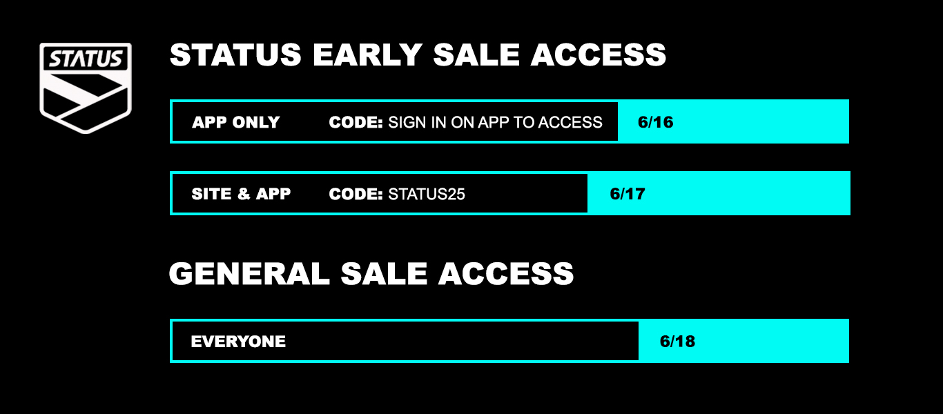 STATUS Mid Year Sale Early Access - JD Sports US
